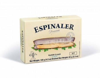 Premium Razor Clams from Salvora Island (Espinaler) Recipes